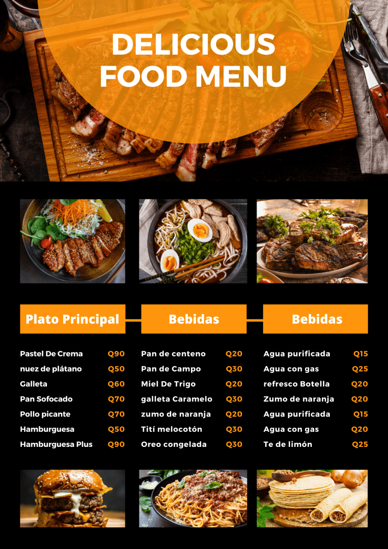 Diseño de Menús Digitales para Restaurantes en Guatemala: Atractivo y ...